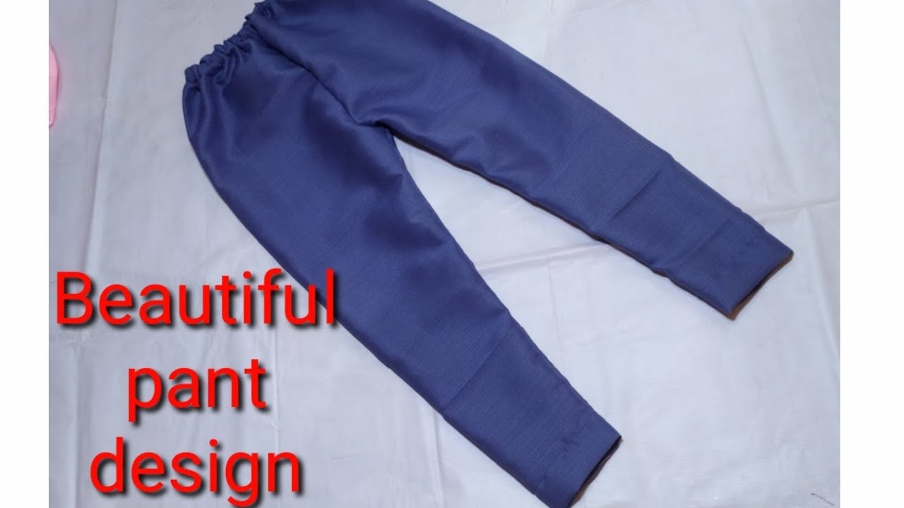 Very easy pant cutting and stitching// beautiful pant design// very ...
