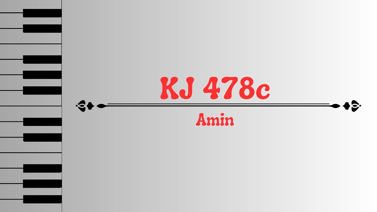 KJ 478c - Amin - YouTube