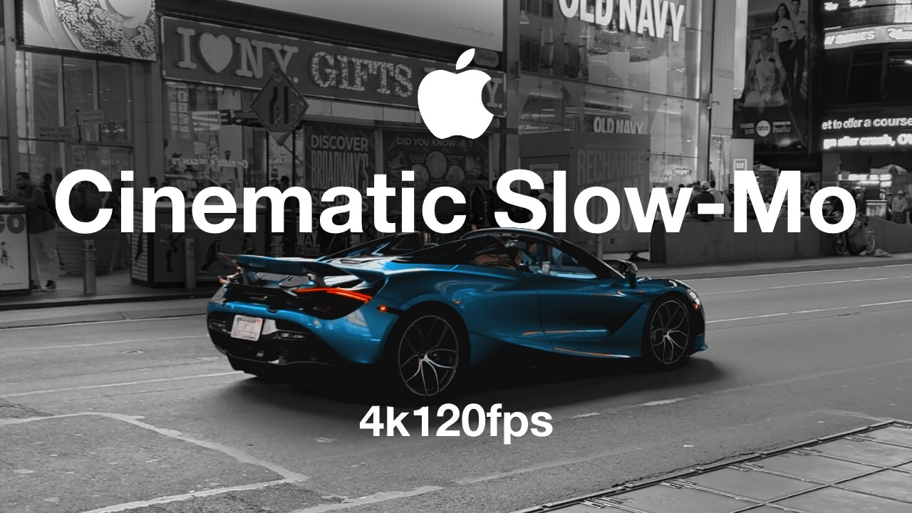 iPhone 16 Pro | Slow motion in 4K 120 | Cinematic Slow-Mo at night in ...