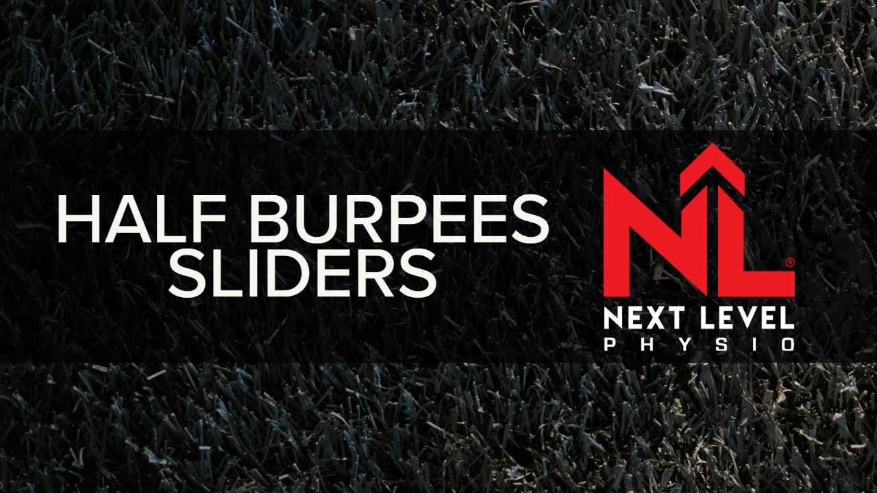 Half Burpee Sliders - YouTube