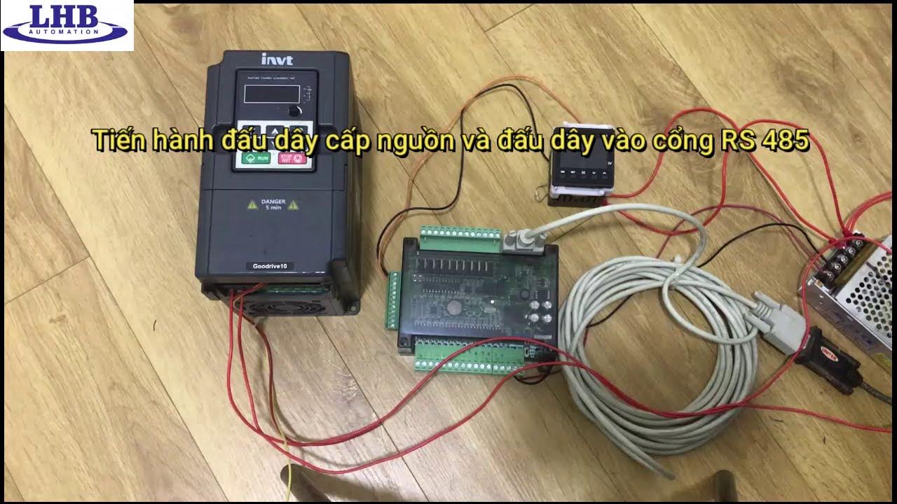 RS 485 - PLC Board Fx3U truyền thông với nhiều thiết bị - Part 1 - YouTube