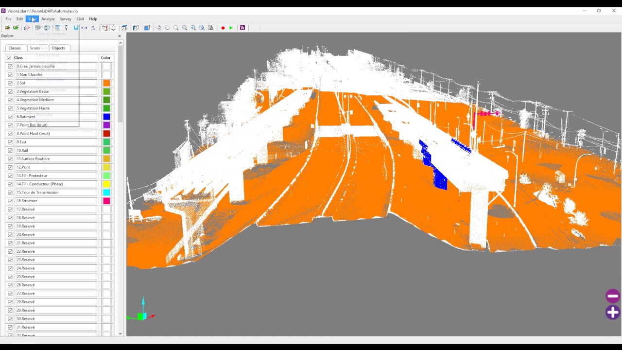 Manage Massive Point Cloud Data with VisionLiDAR - YouTube