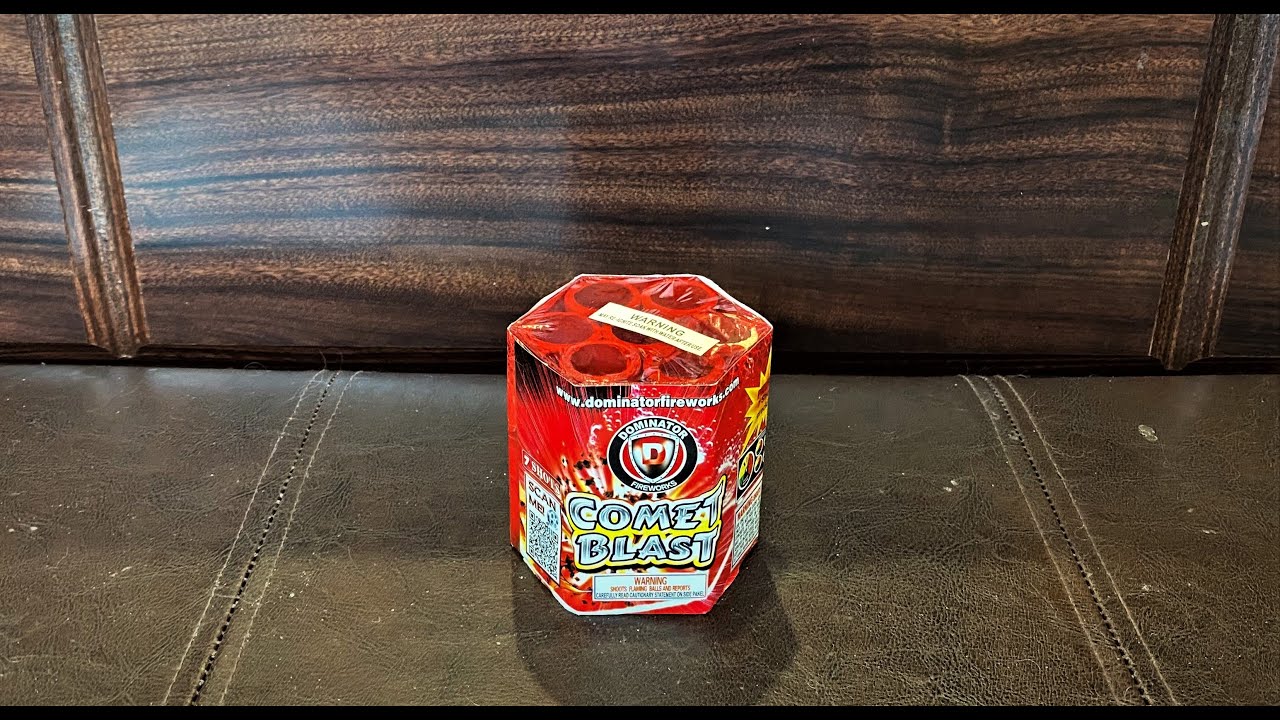 Dominator Fireworks - Comet Blast (7 Shots) (200 Grams) - YouTube