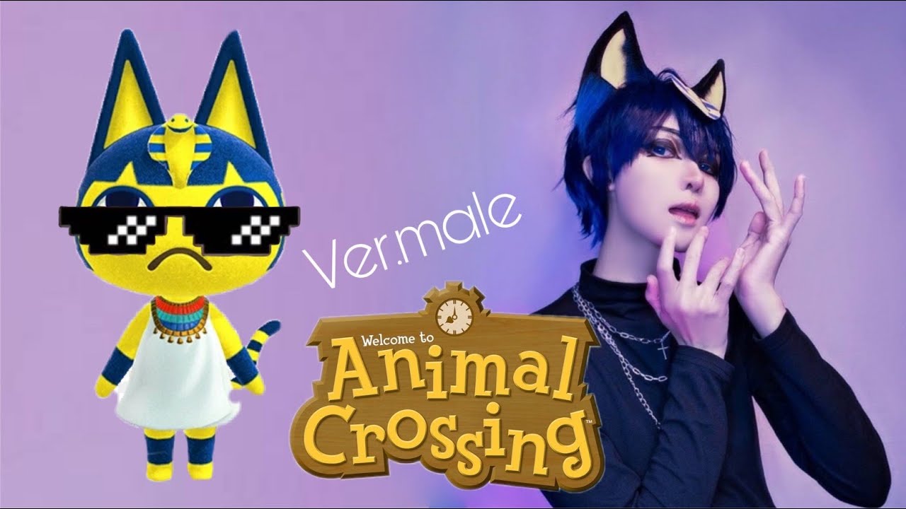 Ankha -ナイル Ver.Male [ Animal Crossing ] Makeup by Irene01 - YouTube