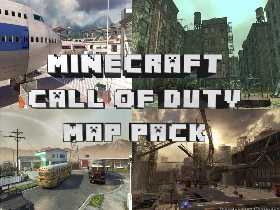 First Call of Duty Minecraft Xbox 360 Map Pack w/Download - YouTube
