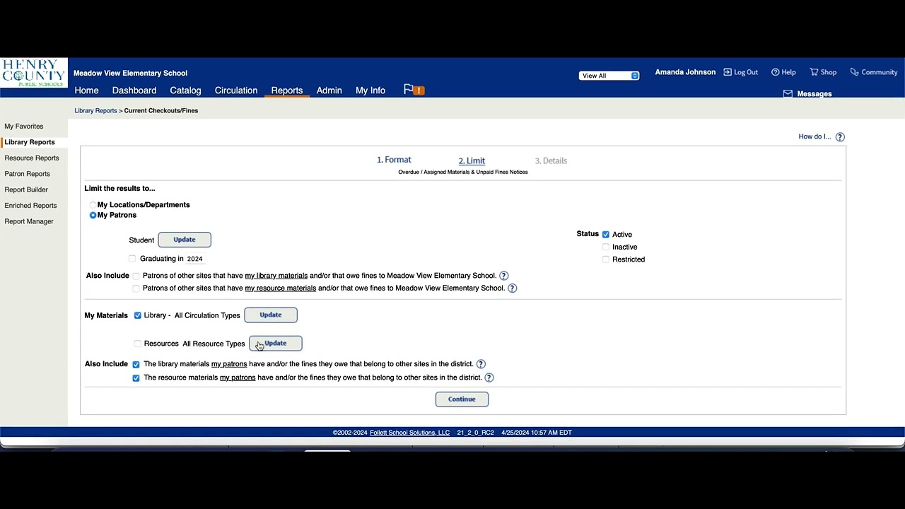Overdue Notices in Follett Destiny Tutorial - YouTube
