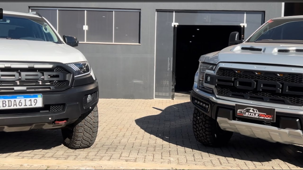 Kit Raptor x kit F150 (Ford Ranger) - YouTube