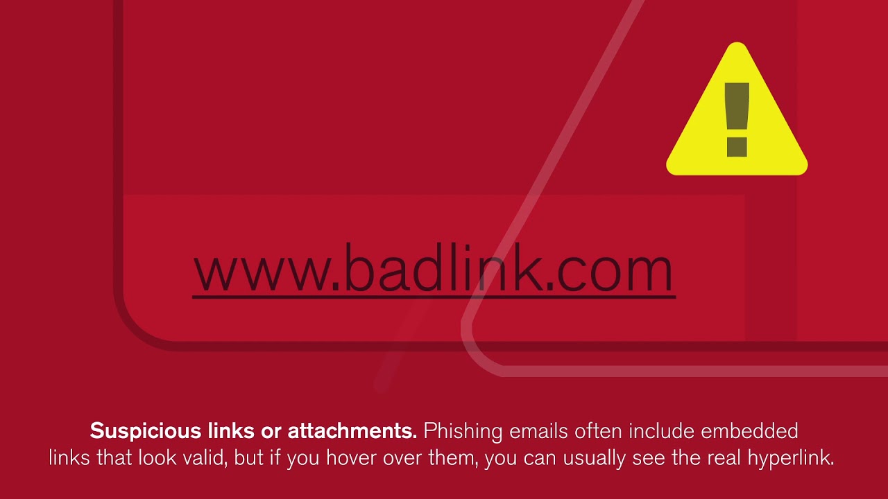 How to spot a phishing email - suspicious links - YouTube