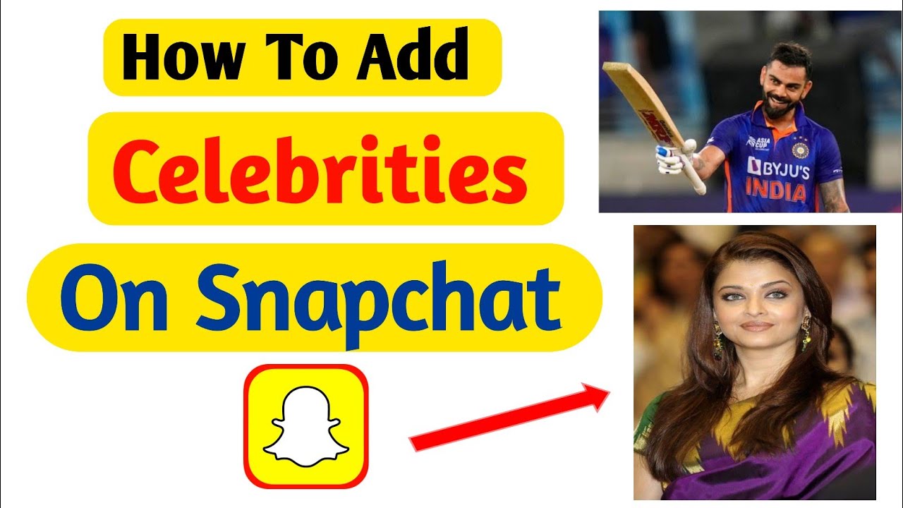 How To Add Celebrities On Snapchat Account (2022) - YouTube