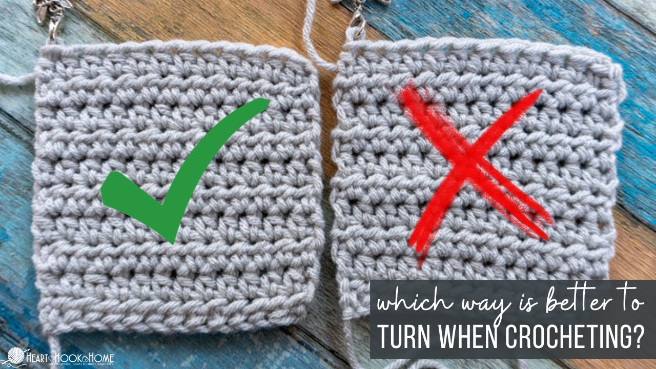 Which Way to Turn in Crochet - YouTube