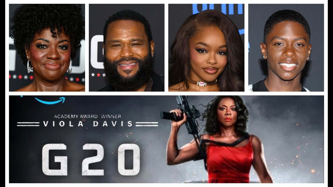 G20 cast interviews with Viola Davis, Anthony Anderson, Marsai Martin ...