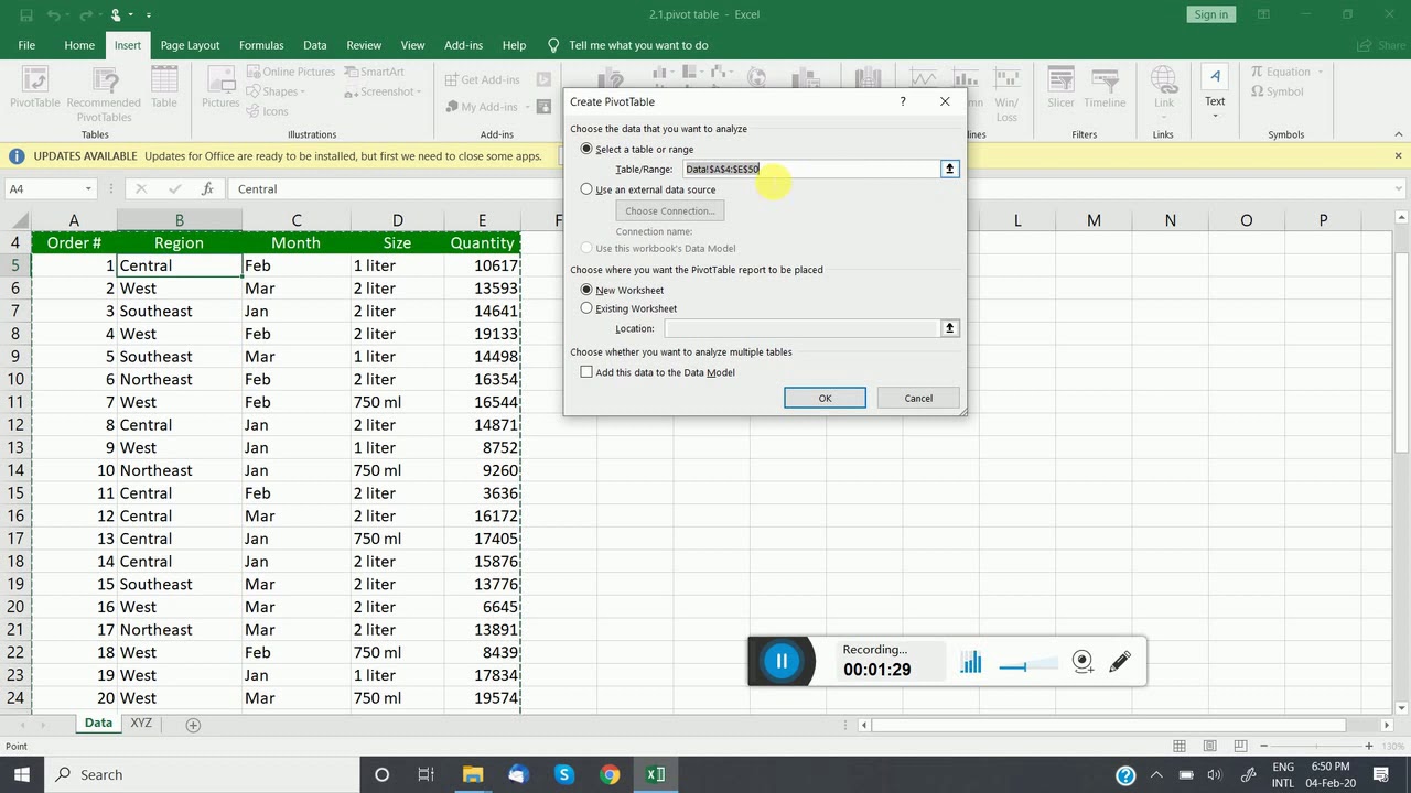 5 Pivot Table Slicer Filter Of Data In Excel YouTube 5 Pivot Table Slicer Filter Of Data In Excel YouTube