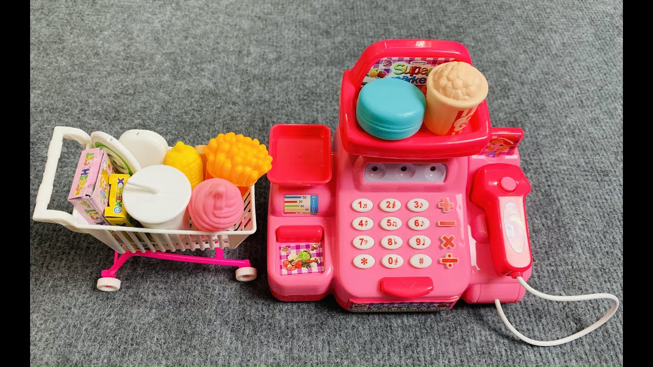 12 Minutes of Satisfaction With Cute Pink Supermarket Cash Register ...
