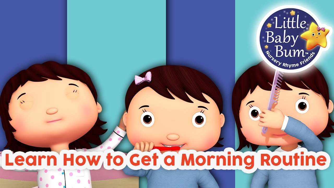 Learn How to Get a Morning Routine | Learn With LBB | Little Baby Bum ...