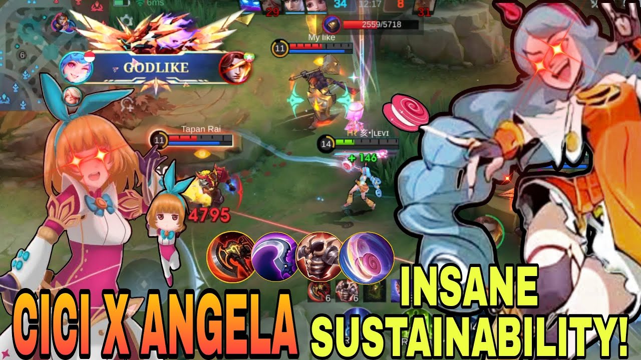 Insane Cici x Angela Bullying enemy!!🔥 | Cici best build Gameplay ...