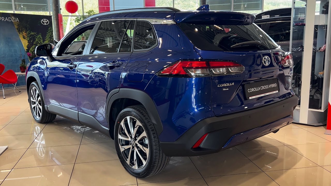 2024 TOYOTA COROLLA CROSS BLUE HYBRD - YouTube