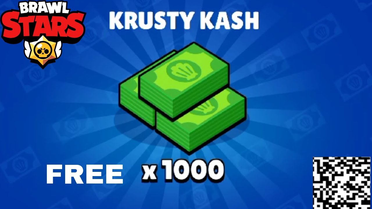 FREE 1000 KRUSTY KASH| #brawlstars #spongebob - YouTube