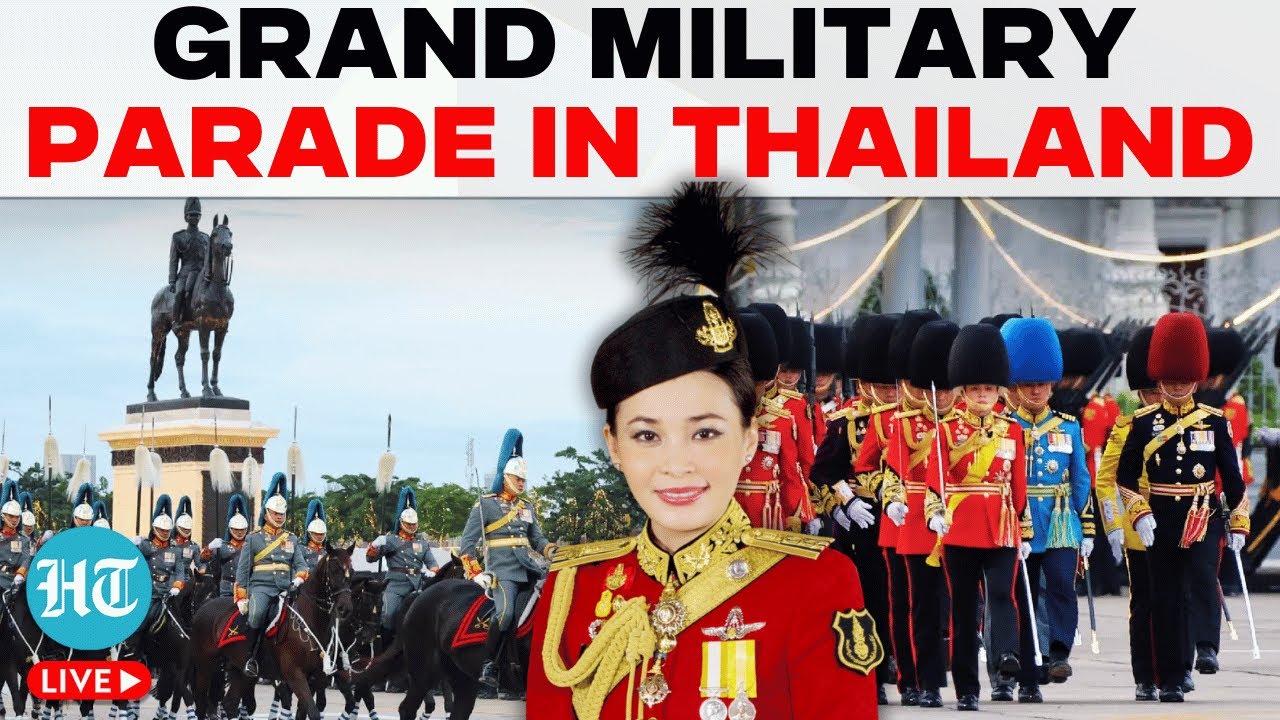 Thailand Parade LIVE | Queen Suthida Leads Grand Military Parade to ...