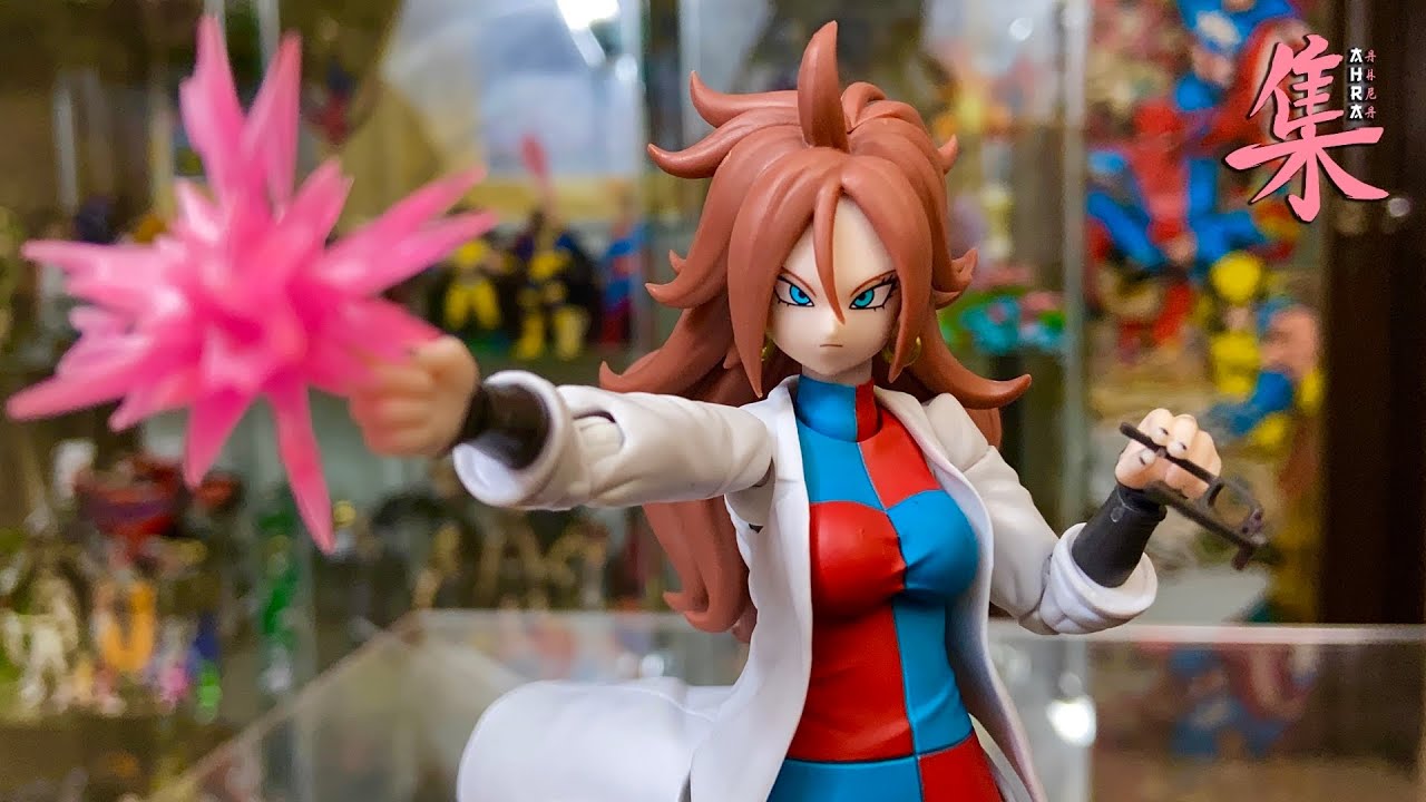 S.H. Figuarts Android 21 Lab Coat Dragon Ball FighterZ Bandai Action ...