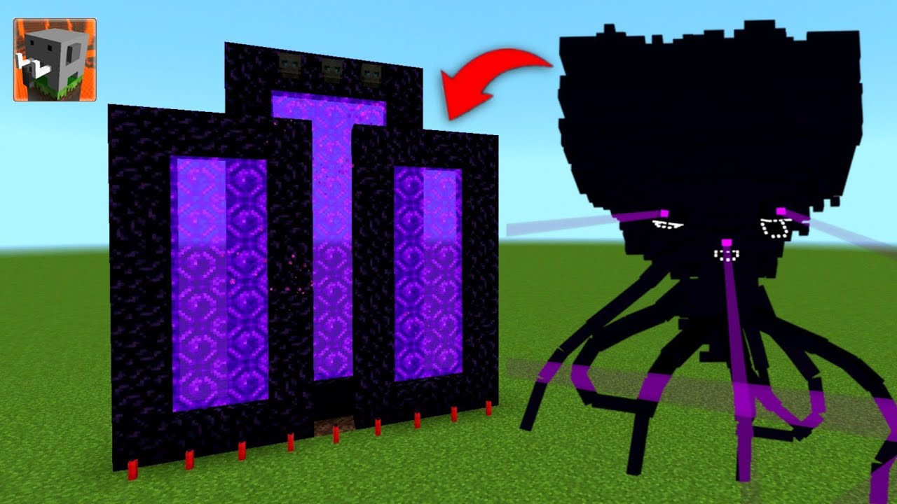 How to make a Portal to Wither Storm in Craftsman - YouTube