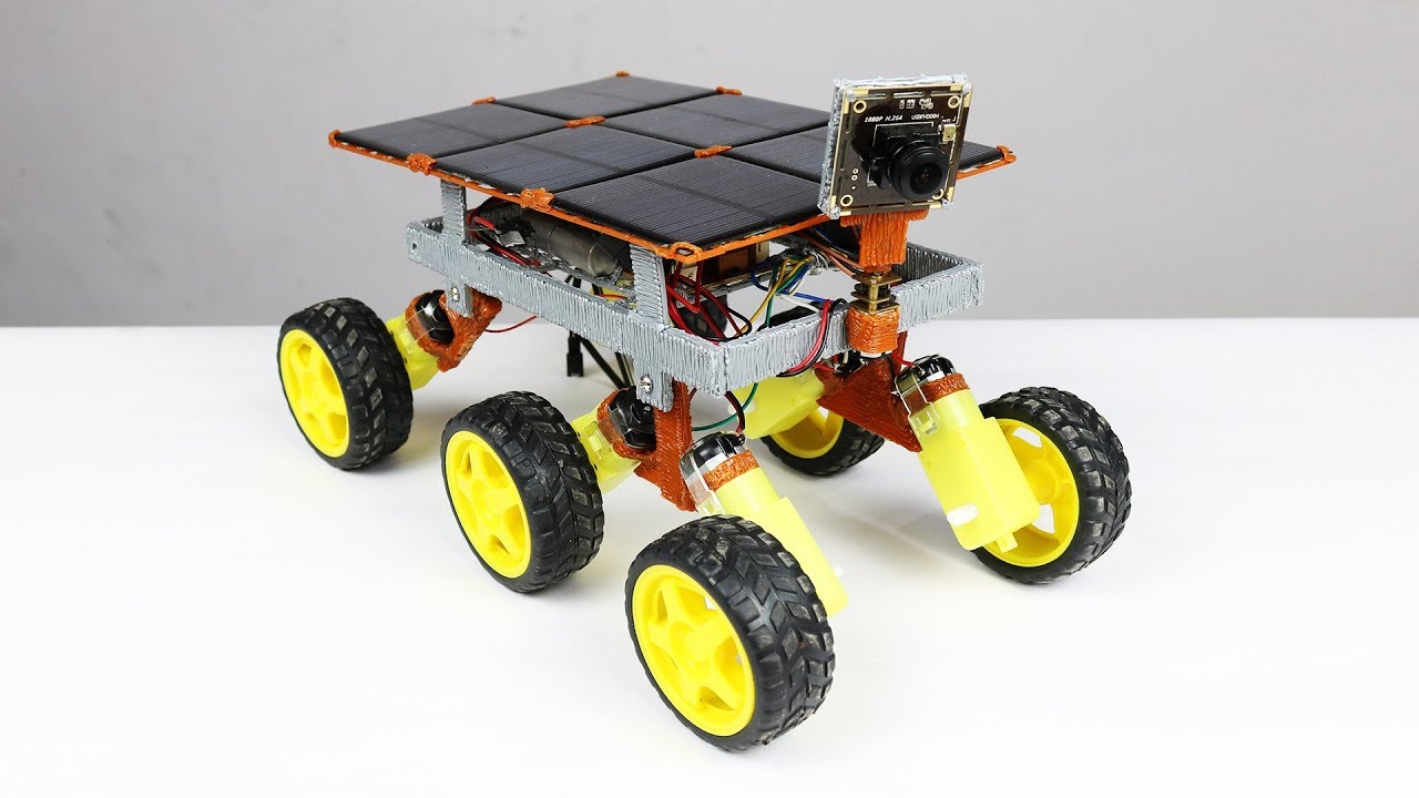 How to make 6x6 Rover for science Exhabition - YouTube