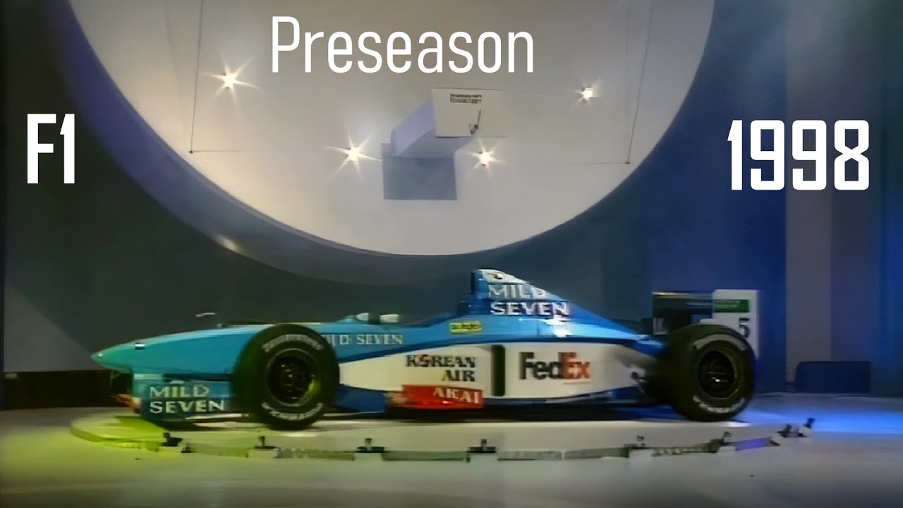 F1 1998 Preseason Testing and Car Launches - YouTube