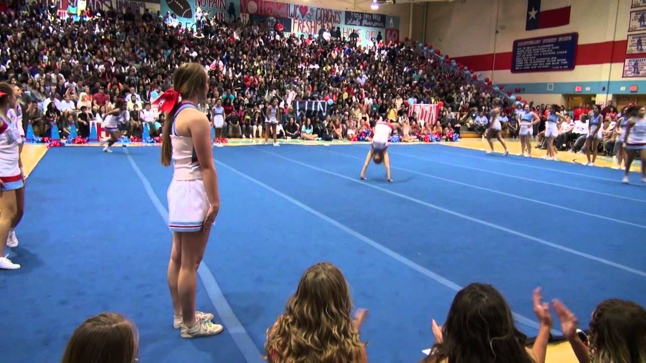 MHS CHEER Pep Rally September 3rd 2015 - YouTube