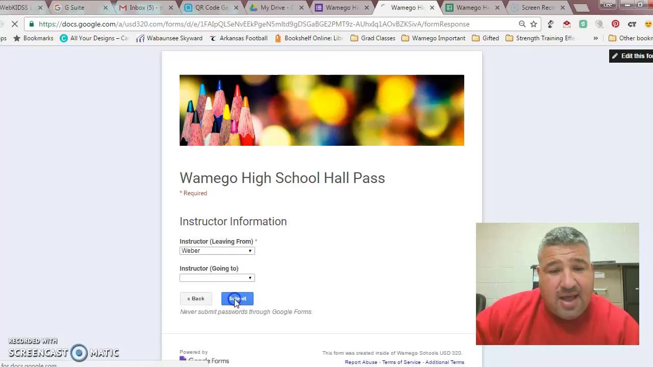 WHS Digital Hall Pass Tutorial - YouTube