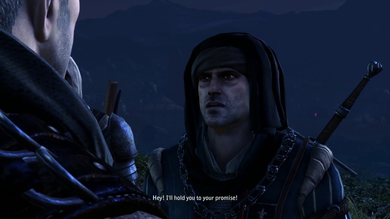 The Witcher 2: Geralt and Vernon Roche reunion - YouTube