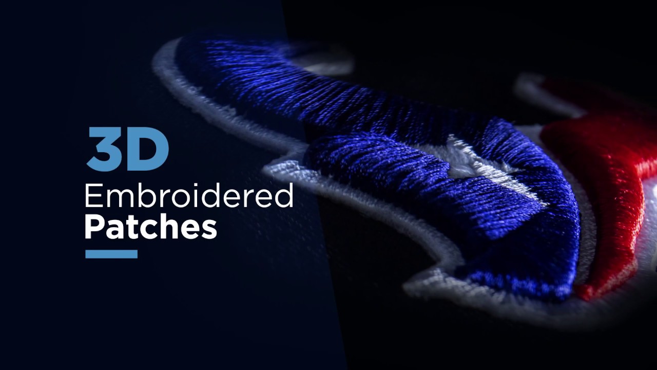 NEW! 3D Embroidered Patches - YouTube