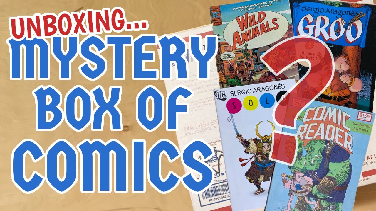 Unboxing a Mystery Box of Comics & Sergio's Masters of the Universe ...