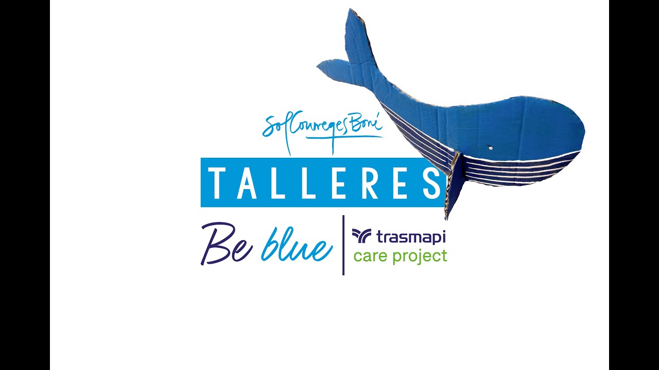 Be Blue taller ballena Carton reciclado - YouTube