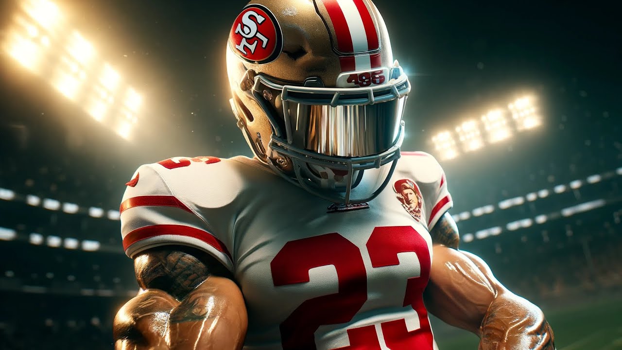 MADDEN 24 CHRISTIAN MCCAFFREY HIGHLIGHT COMPILATION!! - YouTube