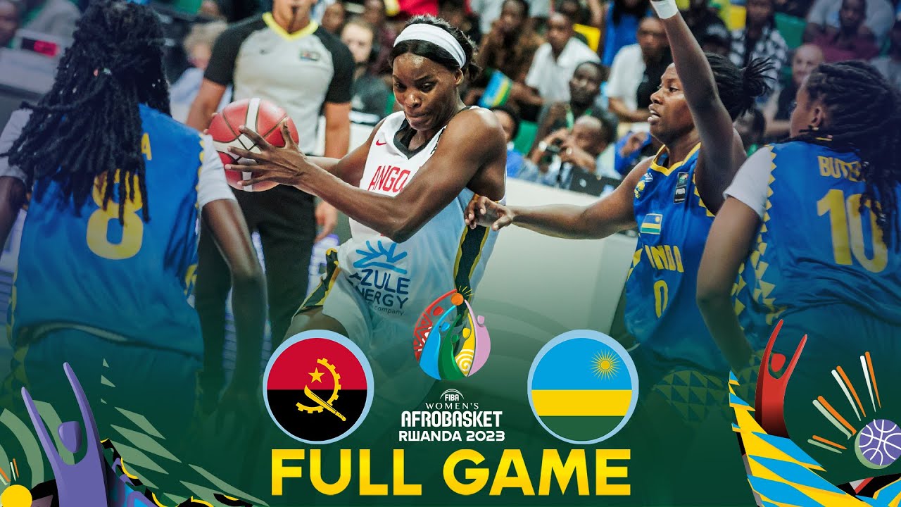 Angola v Rwanda | Full Basketball Game | FIBA Women's AfroBasket 2023 ...