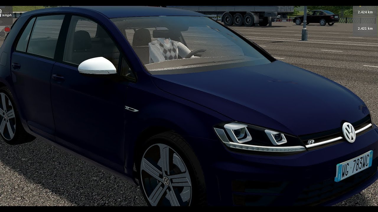 City Car Driving- Volkswagen Golf R 2014 - YouTube