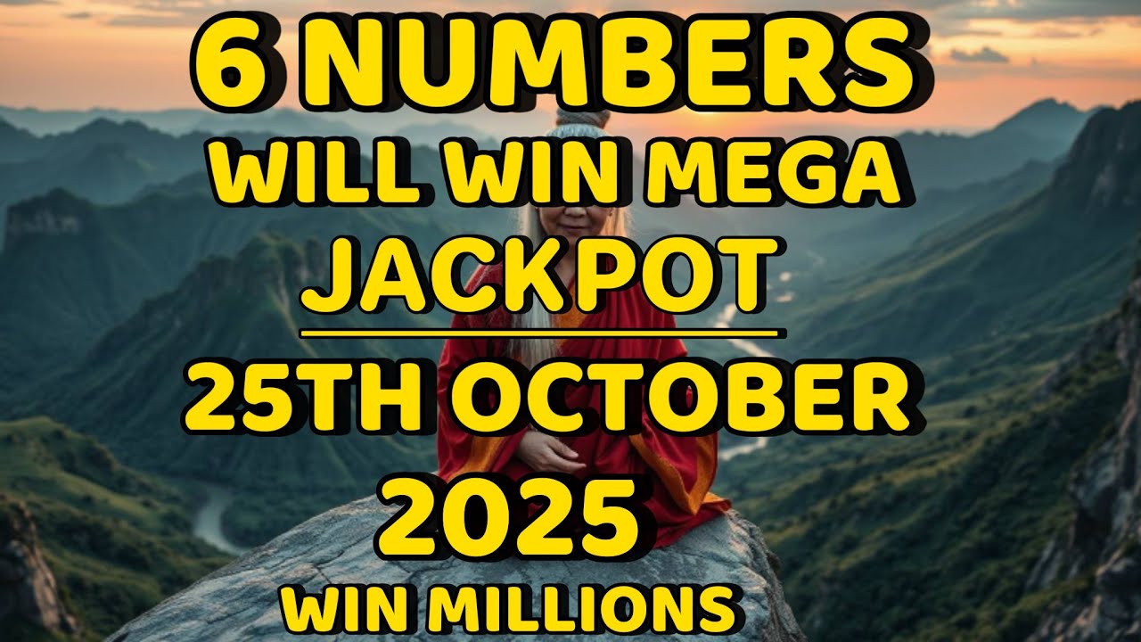 6 LUCKY NUMBERS To WIN BIG and GET RICH on OCTOBER 25th, 2025 ...