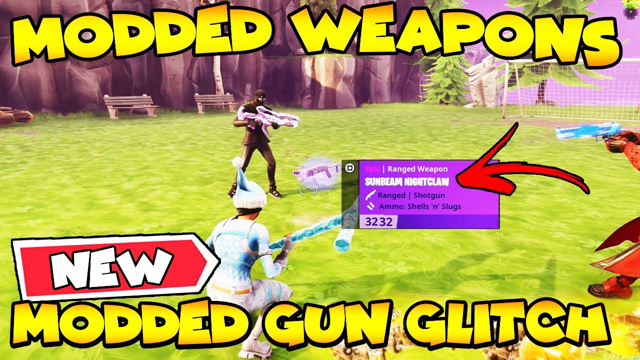 Finding the Rarest Modded Weapons From a Glitch in Fortnite save the ...