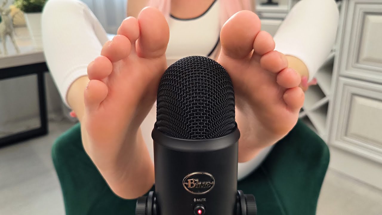 ASMR BEST FEET MIC TOUCHING | FOOT SOUNDS | NO TALKING - YouTube