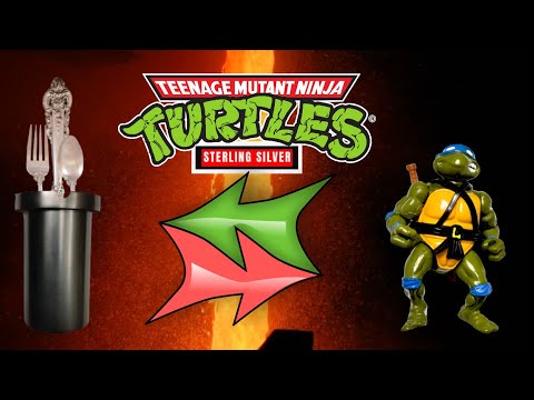 Transforming Sterling Silver Flatware Into 1988 Teenage Mutant Ninja ...