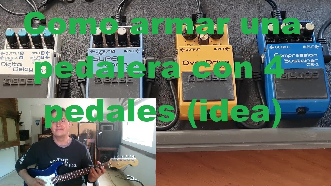 Como armar una pedalera con 4 pedales (Ideas) - YouTube