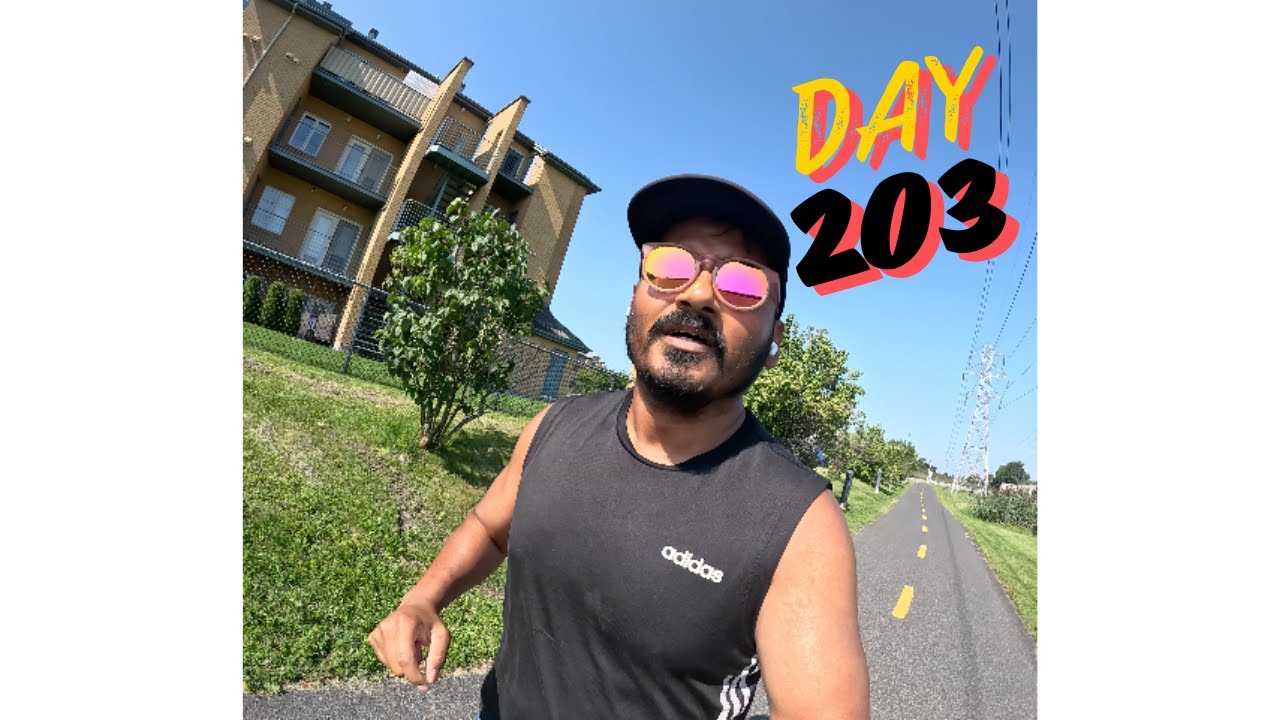 Running day 203 - YouTube