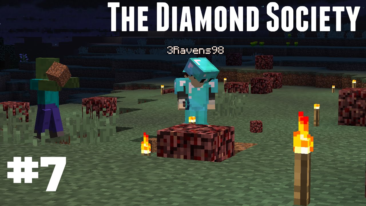 Minecraft Diamond Society SMP - S1E7 - "Designing The Village Layout ...