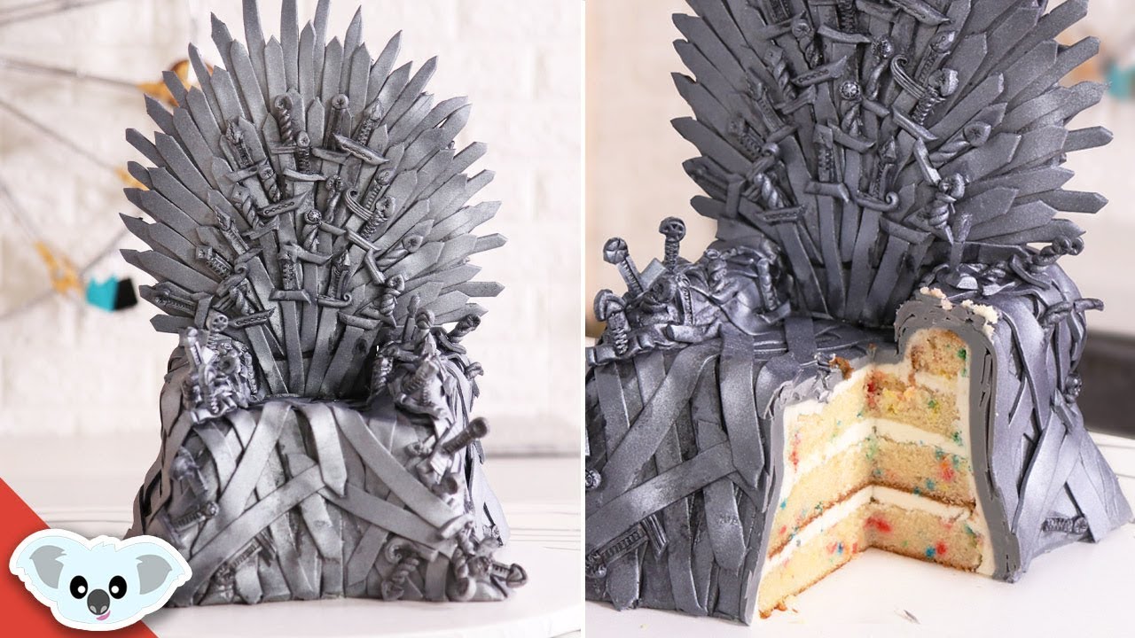 GAME OF THRONES Iron Throne Cake | Cake Art | Koalipops - YouTube