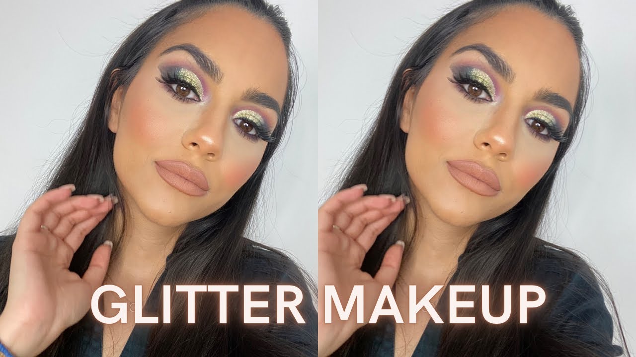 ΕΤΟΙΜΑΣΤΕΙΤΕ ΜΑΖΙ ΜΟΥ | GLITTER MAKEUP LOOK (PART 2) - YouTube