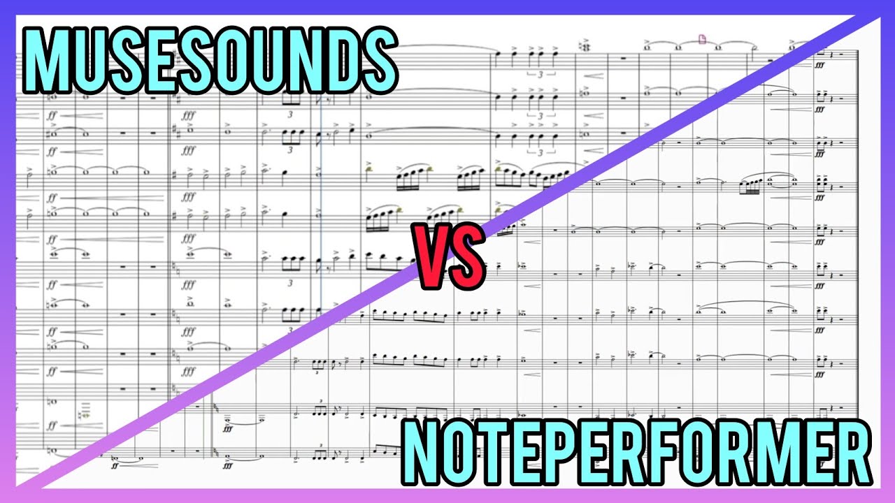 Musesounds vs Noteperformer - DCI Brass Hit - YouTube
