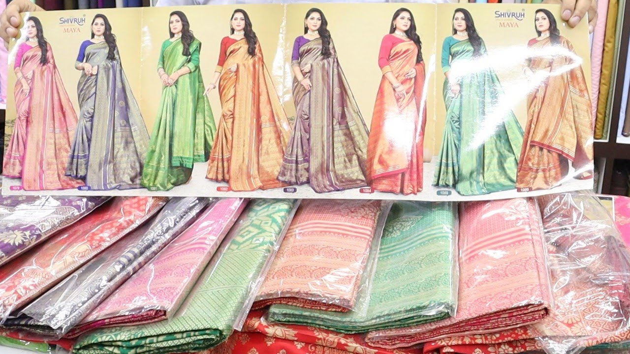 Wedding Gifts Saree Rs. 270 Mens Fabric Materials| Silk Saree With ...