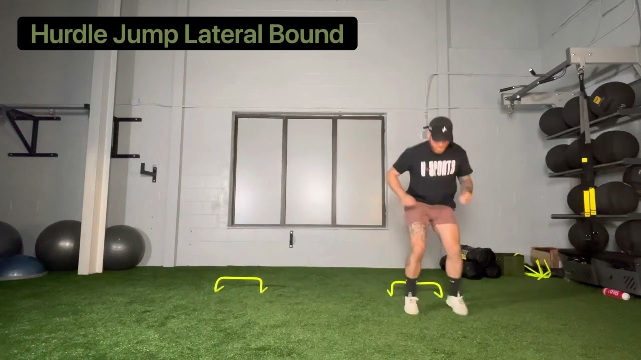 Hurdle Jump Lateral Bound - YouTube