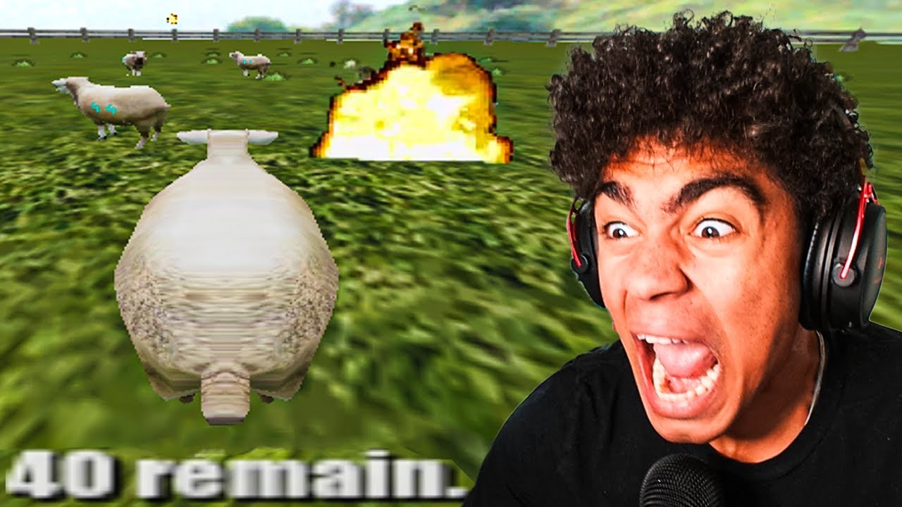 I PLAYED SHEEP BATTLE ROYALE | CrazyCattle3D - YouTube