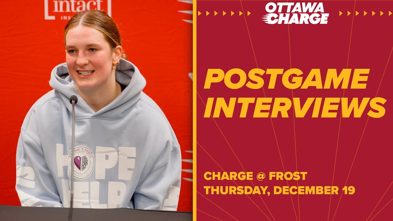 Dec. 19, 2024 | OTT at MIN | Ottawa Charge Post Game Press - YouTube