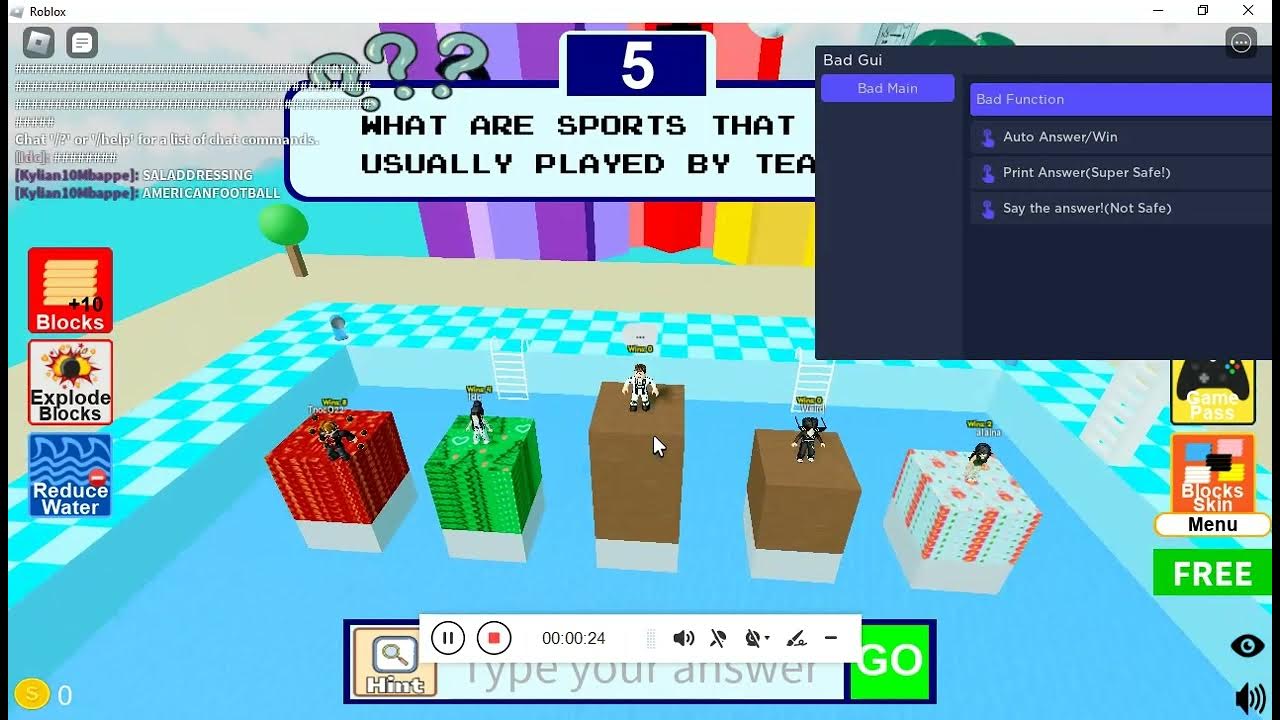 Roblox Longest Answer Wins Script (Auto Answers, AutoWin) - YouTube